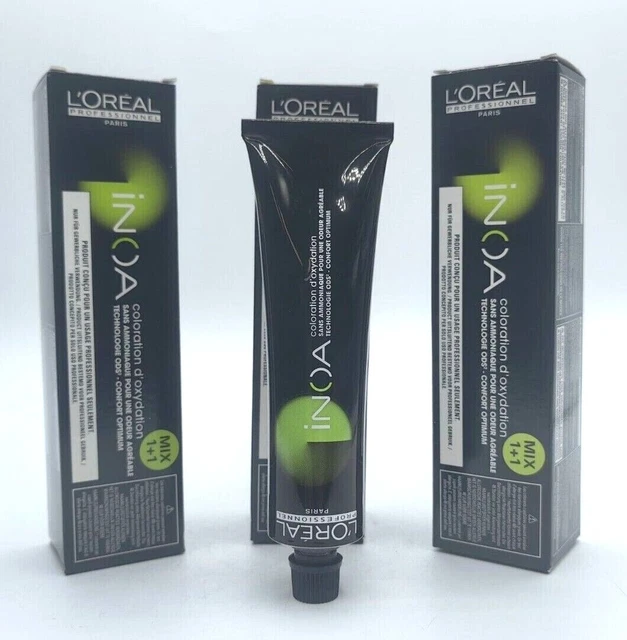 LOREAL INOA OXIDATIVE Color Haarfarbe o. Ammoniak verschiedene Nuancen ...