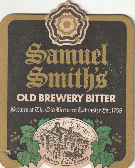 VINTAGE SAMUEL SMITH'S OLD BREWERY BITTER Beer Mat EUR 3,27 - PicClick IT