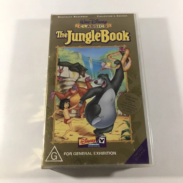 THE JUNGLE BOOK VHS Walt Disney Classics Collector's Edition Digitally ...