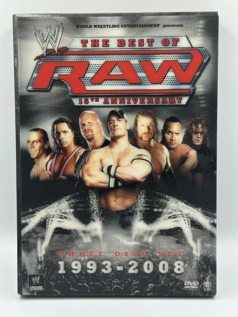 WWE THE BEST of Raw 15th Anniversary 1993-2008 DVD (3 Disc Set) $18.00 ...