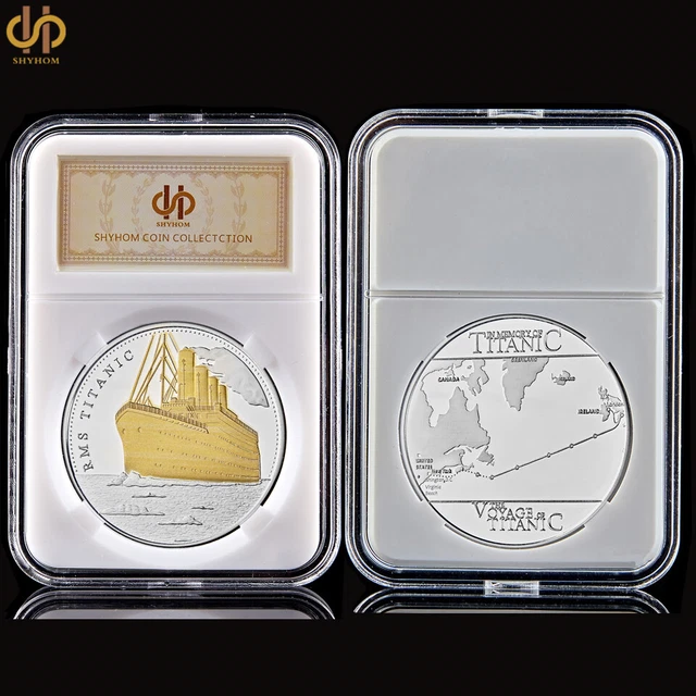 RMS TITANIC 1912 Anniversary Voyage Ship of Titanic Commemorative Coin ...