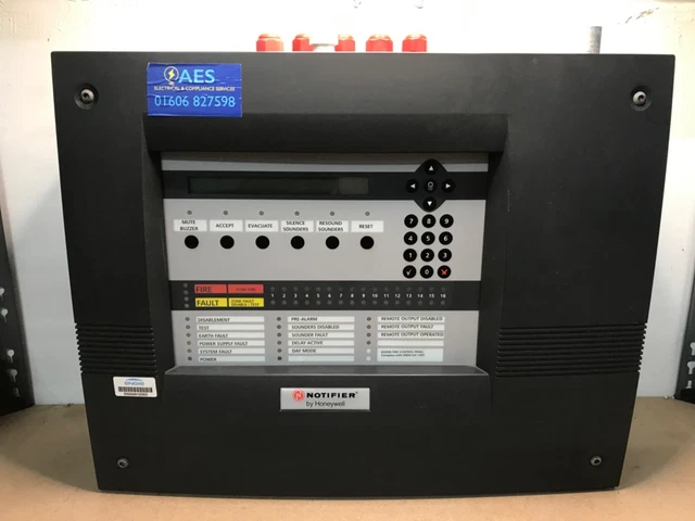 VAT INC NOTIFIER Id2000 Fire Alarm Panel Fixed 2 Loop Analogue ...