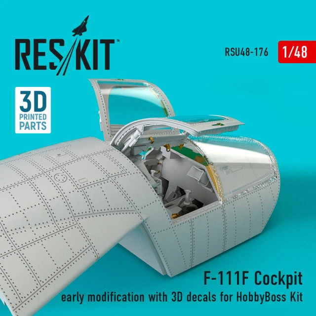 RESKIT 1/48 F-111F Cockpit early modification with 3D decals RSU48-0176 EUR 54,02 - PicClick IT