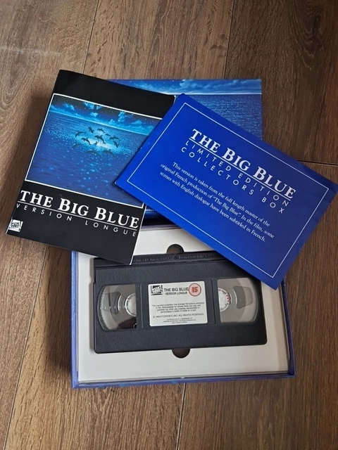 THE BIG BLUE VHS Limited Edition Collectors Box £5.00 - PicClick UK