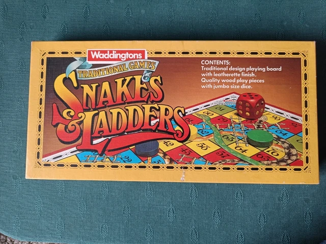 WADDINGTONS TRADITIONAL GAMES - Snakes And ladders £14.00 - PicClick UK