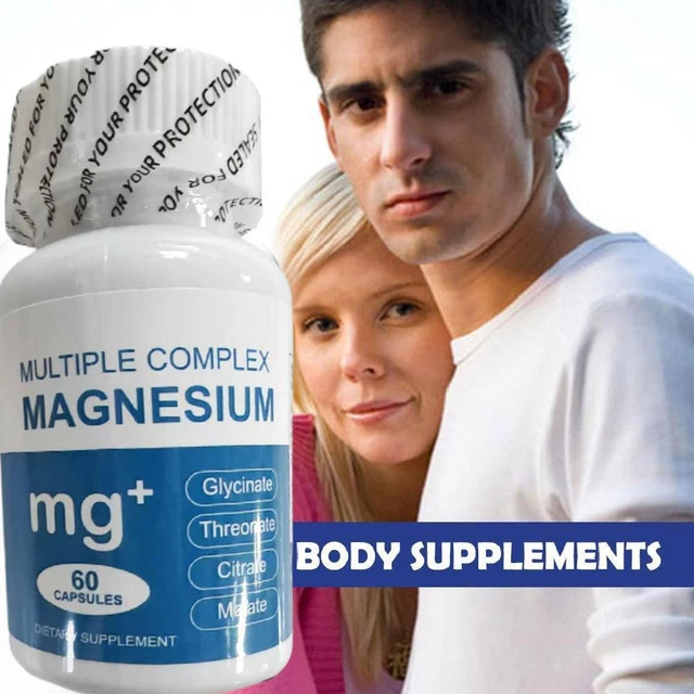 MULTIPLE COMPLEX MAGNESIUM Capsules-Muscle and Nervous System Health ...