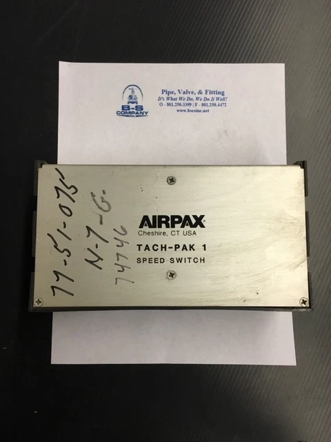AIRPAX TACH-PAK 1 digitaler Prozessgeschwindigkeitsschalter 120 VAC/24 ...
