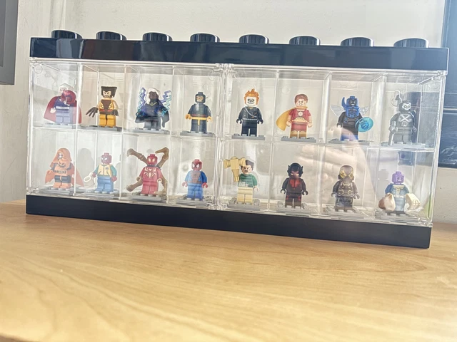 LEGO MINI FIGURES With Display Case - Marvel Cast £152.56 - PicClick UK