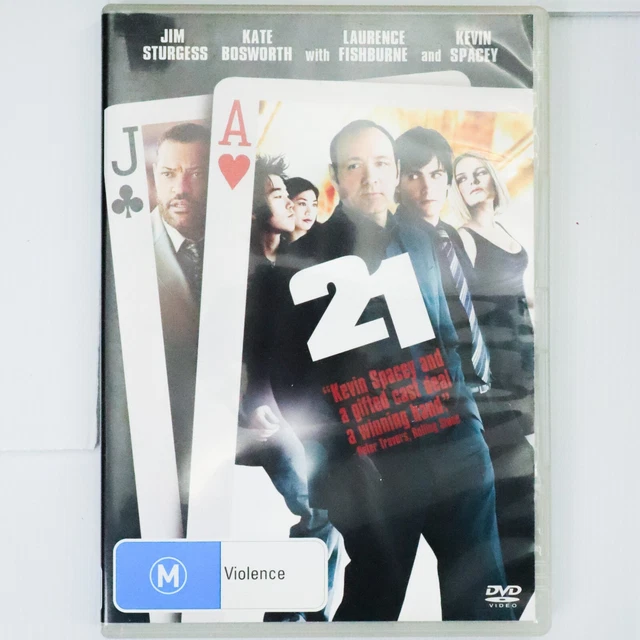 21 (DVD, 2008) Jim Sturgess, Kate Bosworth - True Crime Drama Thriller ...