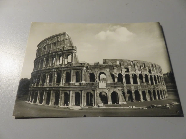 CARTOLINA D'EPOCA ROMA Colosseo viaggiata 1952 EUR 5,00 - PicClick IT
