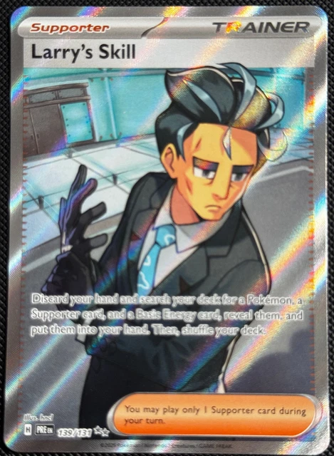 POKEMON LARRY'S SKILL 139/131 Ultra Rare Prismatic Evolutions £2.39 ...