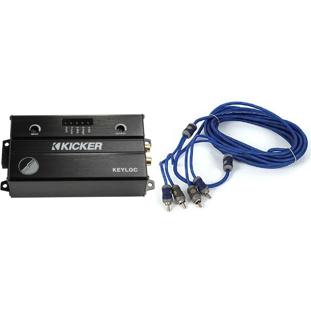 KICKER 47KEYLOC KEY Series Smart Powered Line-Out Converter & 46KI26 6 ...