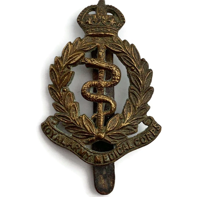 ORIGINAL WW1 ROYAL Army Medical Corps RAMC Cap Badge -Genuine British ...