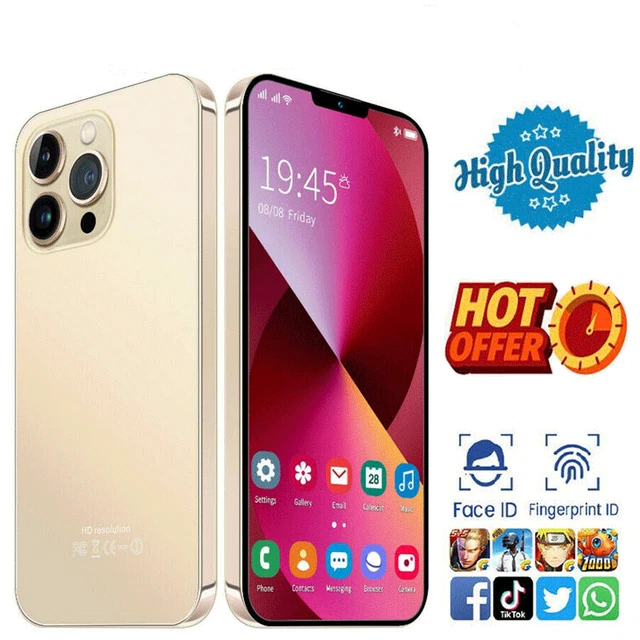 SMARTPHONE 7,0 POUCES débloqué I13 Pro Max Android 10 4G + 64 Go 3G téléphone mobile neuf EUR 79 ...
