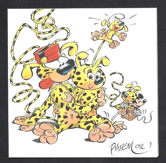 BATEM - LES Marsupilamis (Rare Faire-Part De Naissance / Tirage Limite ...