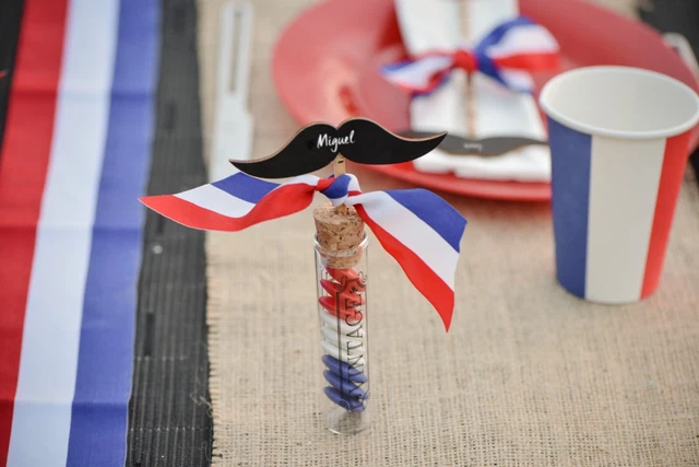 QUALITY GROSGRAIN FRENCH Flag Ribbon (Tricolour) 25mm. Cut Length or ...