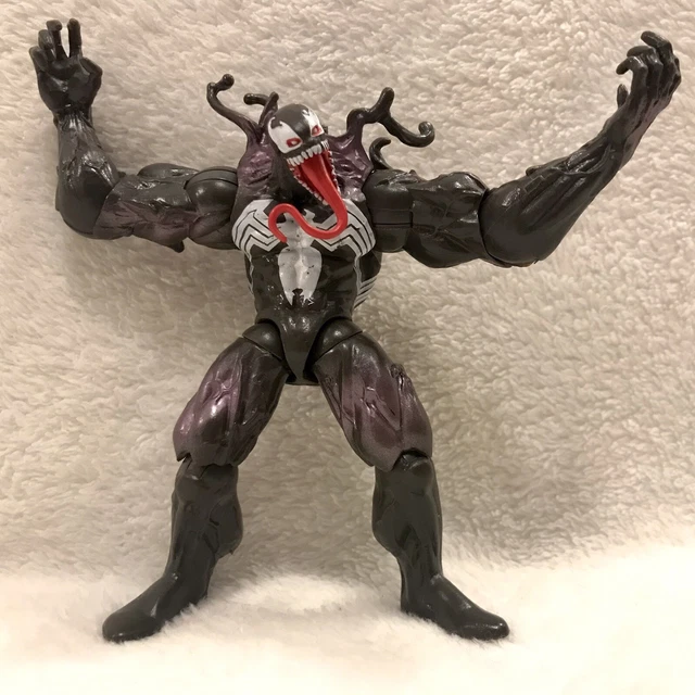 MARVEL SPIDER-MAN VENOM Stretch Strike 4.75” Action Figure Hasbro 2010 ...
