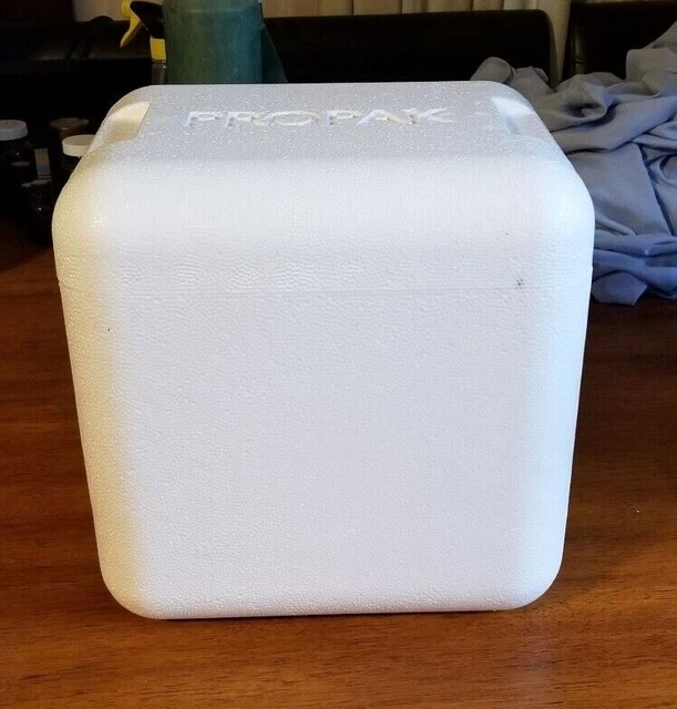 PRO PAK INSULATED Styrofoam Container 8x8x6 Inside Dimensions Great ...