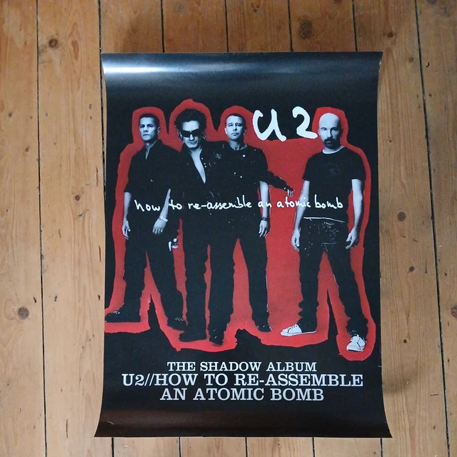 U2 - HOW to re-assemble an atomic bomb. Promo Poster £2.22 - PicClick UK