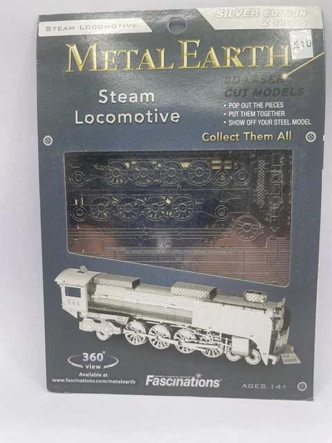 METAL EARTH 3D Laser Cut Model. Steam Locomotive £5.92 - PicClick UK