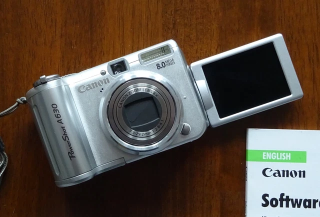 CANON POWERSHOT A630 Digital Compact Camera 8MP 4x Zoom & Viewfinder ...