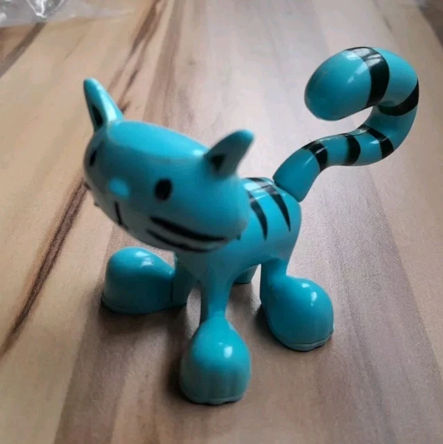 BOB THE BUILDER Pilchard The Cat Plastic Play Toy Figure Poseable Head ...