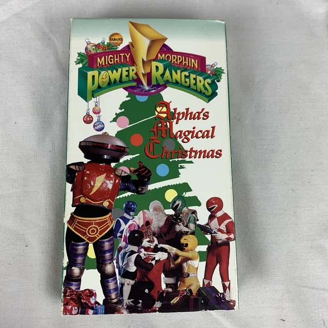 MIGHTY MORPHIN POWER Rangers Alpha's Magical Christmas VHS 1994 Video ...