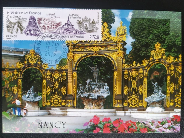 CARTE PREMIER JOUR Timbre N° 4661 Visiter La France Europa Oblitéré Nancy 2012 EUR 4,00 ...
