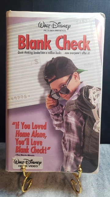BLANK CHECK (VHS, 2000) Clamshell Walt Disney VHS Movie £6.54 - PicClick UK