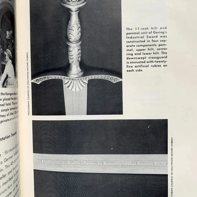 NAZI SWORDS DAGGER Pictorial Book Third Reich Edged Weapons Signed by ...