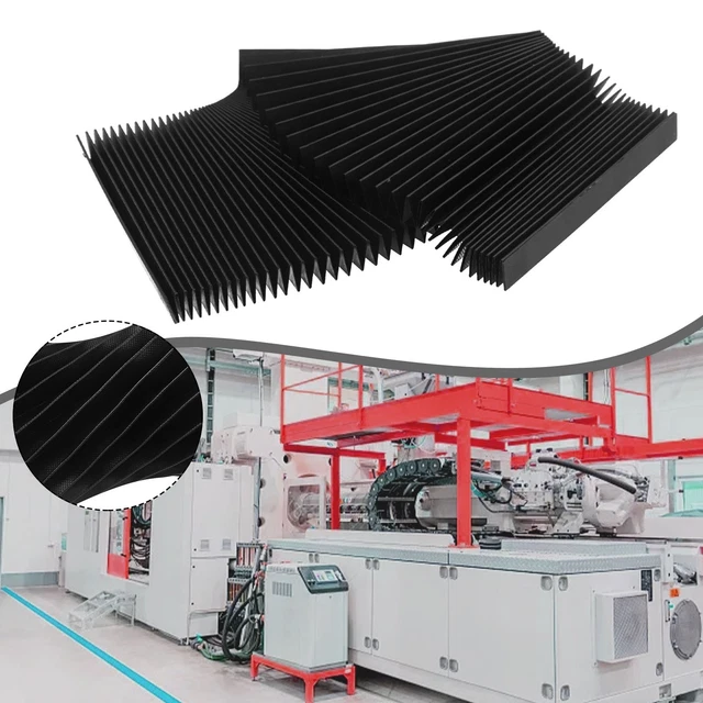 BELLOWS COVER 130M-300MM Black Replacement Three-proof Cloth Tool Cover ...
