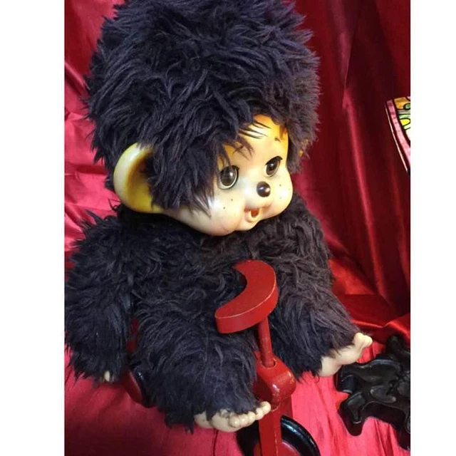 VINTAGE TOHO BUSSAN Stuffed Toy Daisuke Monchhichi Sleep Eye about 32cm ...