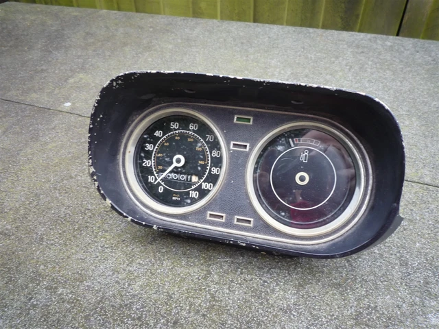 FORD ESCORT MK1 SPEEDOMETER & FUEL GAUGE speedo 1100 1300 van dash ...