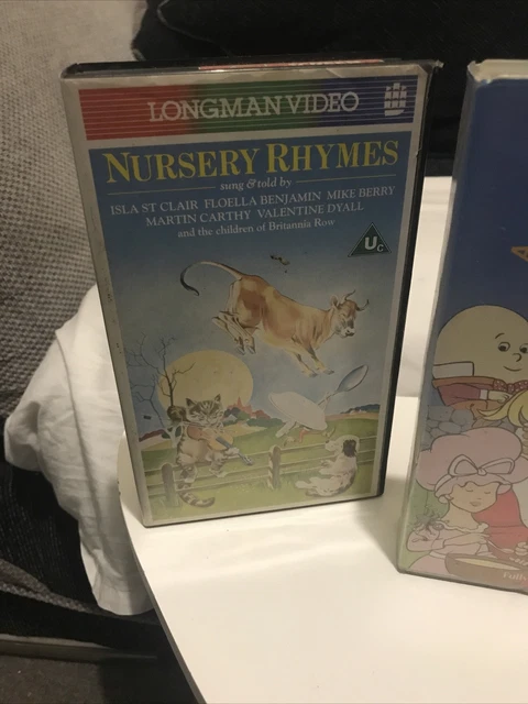 NURSERY RHYMES VHS tapes x3 £9.99 - PicClick UK