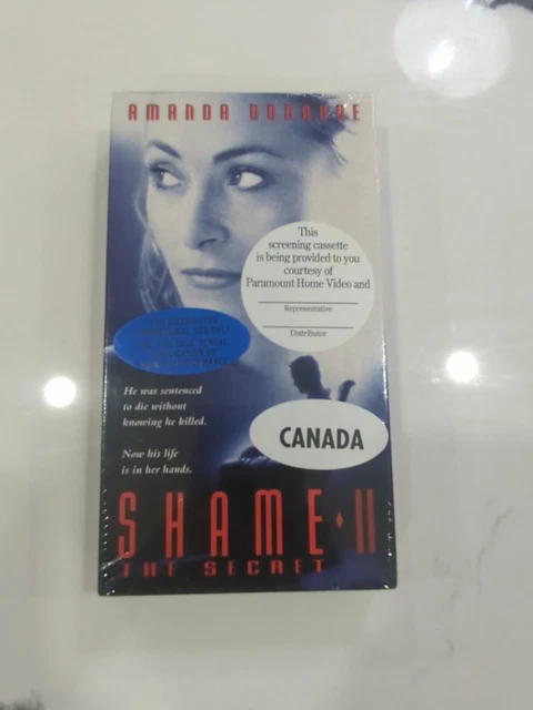SHAME II 2 VHS The Secret Amanda Donohoe RARE NEW Factory Sealed ...