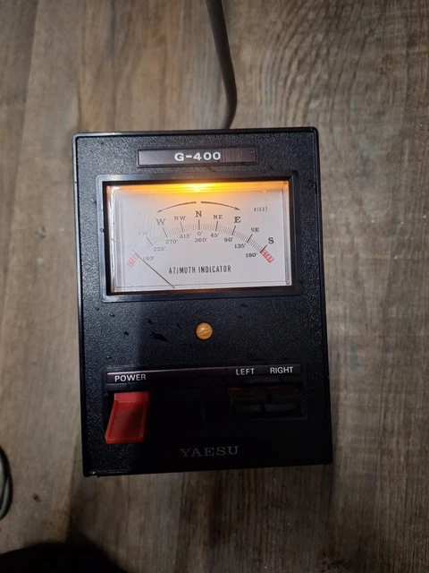 YAESU G400 AZIMUTH Meter/Rotator Controler for Ham Radio /diy vu meter ...