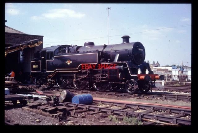 ORIGINAL 35MM SLIDE BR STANDARD TANK CLASS 4 LOCO NO 80080 £3.25 ...