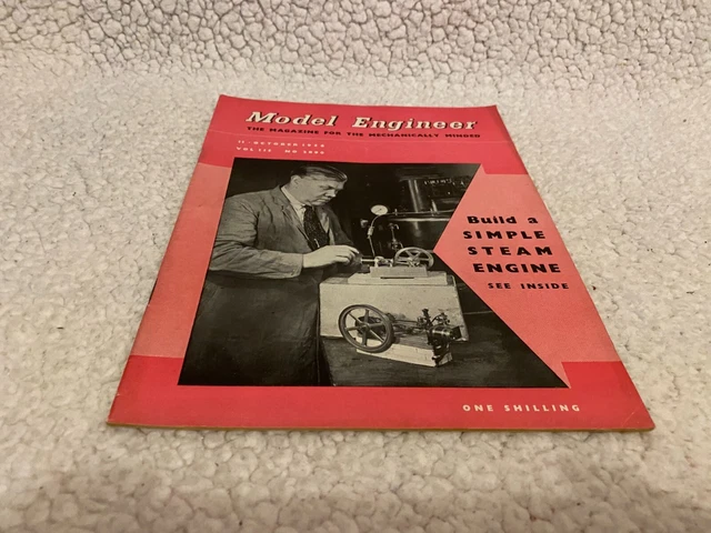 MODEL ENGINEER MAGAZINE #2890 Simple Steam Engine. Colwyn Bay Trams. L ...