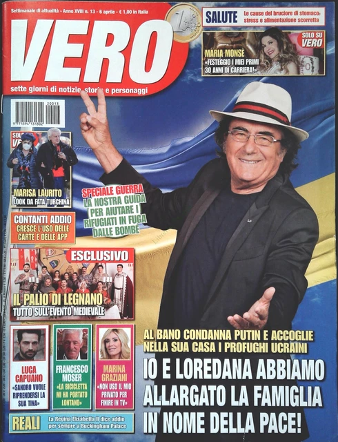 VERO 6 APRILE 2022 - Al Bano - Laurito - Luca Capuano - Maria Monse ...