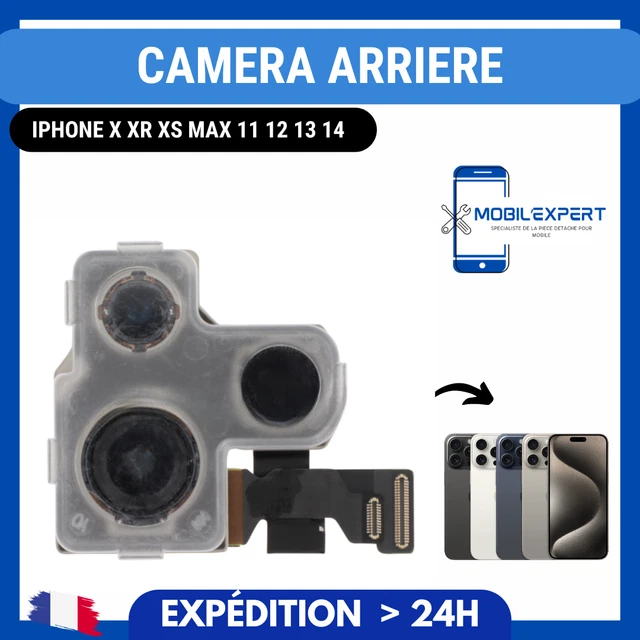 CAMERA ARRIERE ORIGINAL Iphone X Xr Xs Max 11 12 13 14 15 + Pro/Pro Max EUR 20,90 - PicClick FR