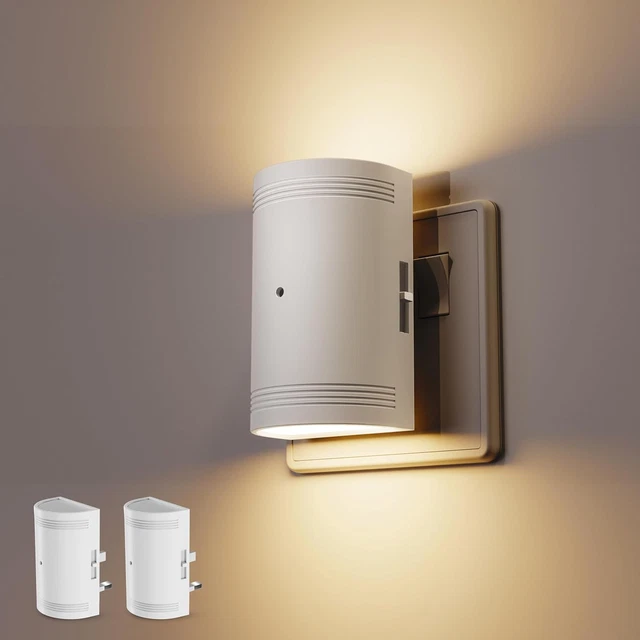 NIGHT LIGHT PLUG in Wall, Modern Plug-In Light with Dusk to Dawn Sensor ...