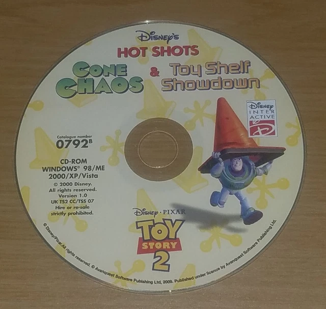 DISNEY HOTSHOTS TOY Story 2 / PC CD- ROM 2 Action Packed Arcade Games £ ...