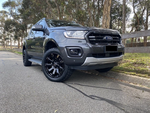 FORD RANGER WHEELS PX 20x9+30 Offset Wildtrak, XLT,Raptor. Gloss Black ...