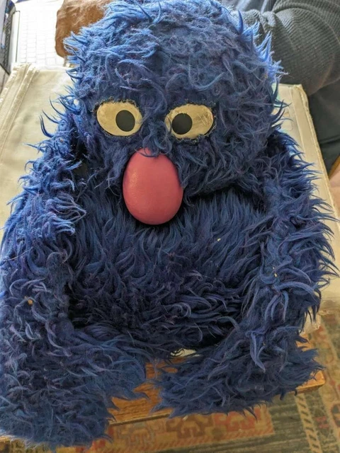 VINTAGE 1970S SESAME Street Grover Hand Puppet Jim Henson Muppet Puppet ...