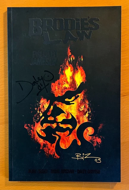 BRODIE'S LAW PROJECT Jameson GN #1 SIGNED By Daley Osiyemi (Heavy Metal 2005) £14.62 - PicClick UK