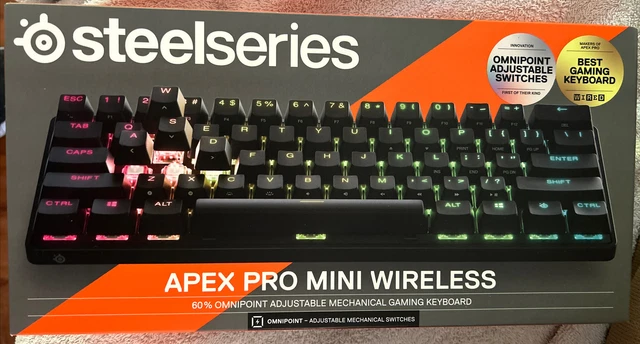 STEELSERIES APEX PRO Mini wireless Gaming Keyboard NIB Best Keyboard ... STEELSERIES APEX PRO Mini wireless Gaming Keyboard NIB Best Keyboard ...