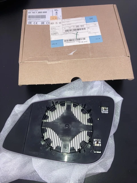 VERRE RÉTROVISEUR CHAUFFANT Droit BMW OEM 51167285000 7285000 7 285 000 ...