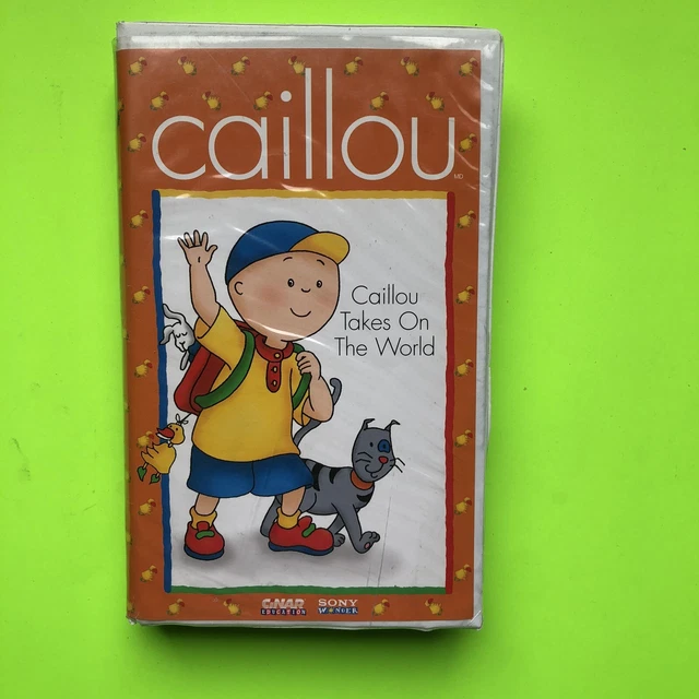 CAILLOU VHS - Caillou Takes On The World $22.99 - PicClick CA