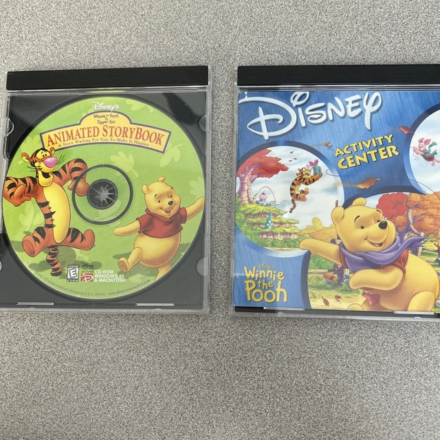 DISNEY WINNIE THE Pooh Activity Center & Animated Storybook CD ROM $19. ...