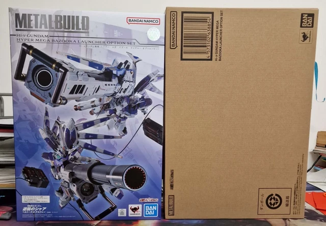 BANDAI METAL BUILD Hi-v Gundam Hyper Mega Bazooka Launcher Option Set £ ...